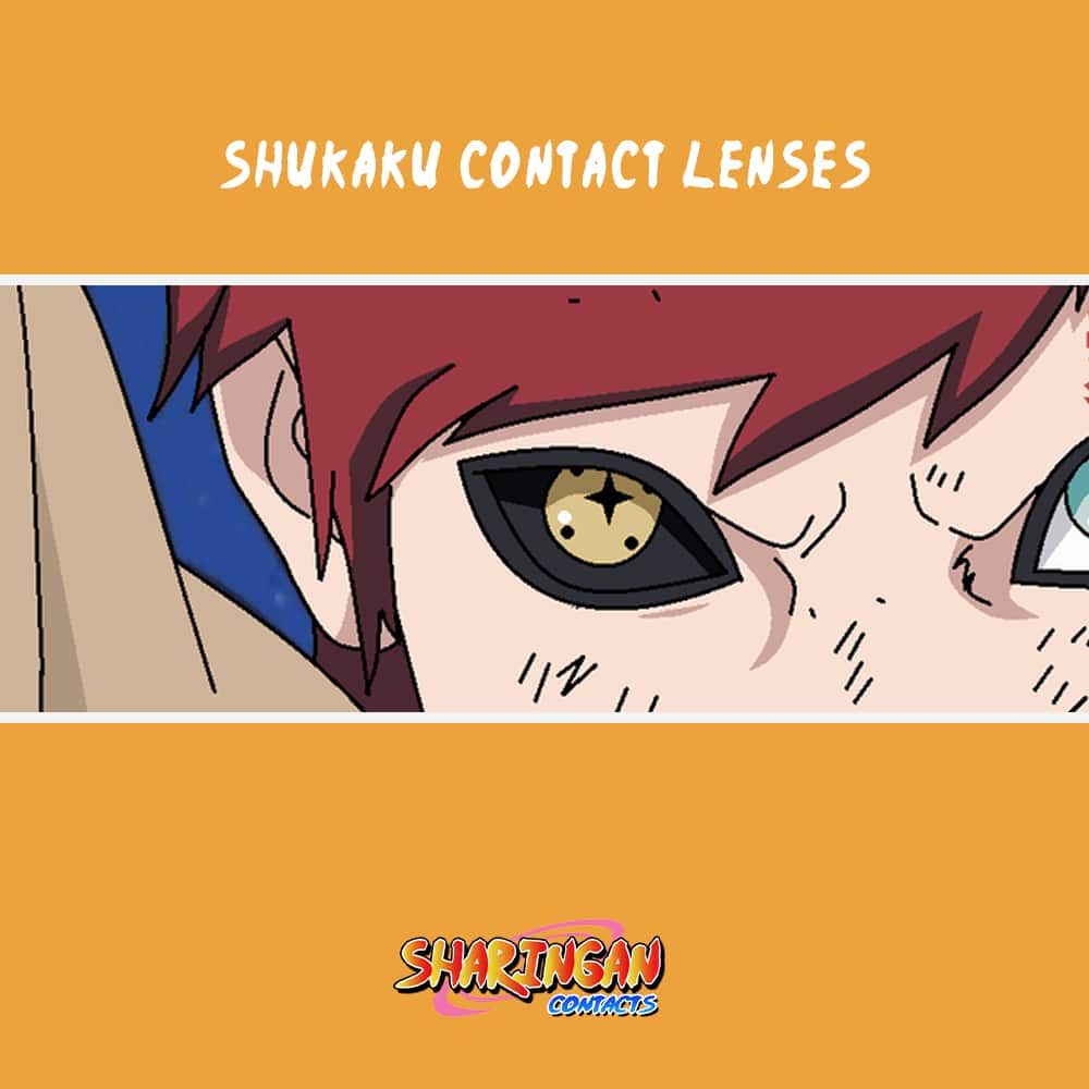 Shukaku Cosplay Contact Lenses - Sharingan Contacts - Sharingan.us